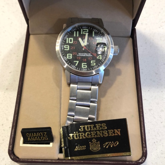 JJ Infinity | Accessories | Nwt Jules Jurgensen Jj Infinity Watch Men ...